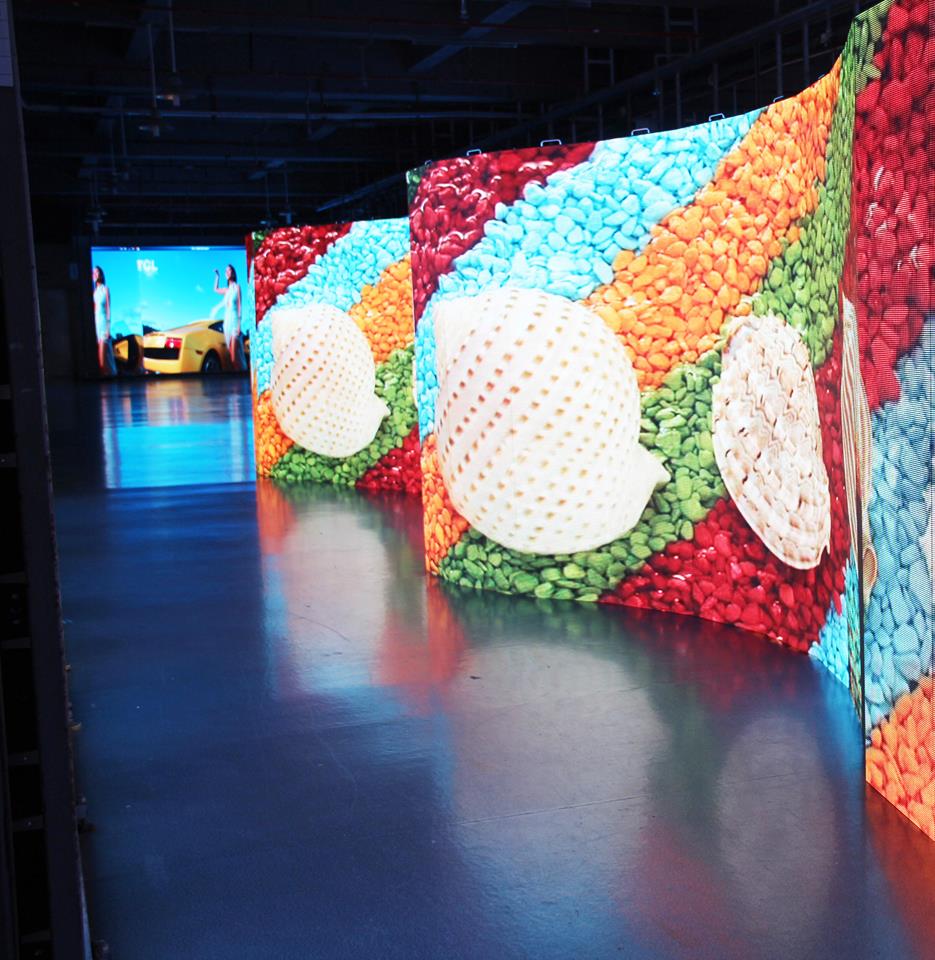 P2.97 Arc Style 500*500mm Led Screen Indoor Curvable Led Display Panel ...