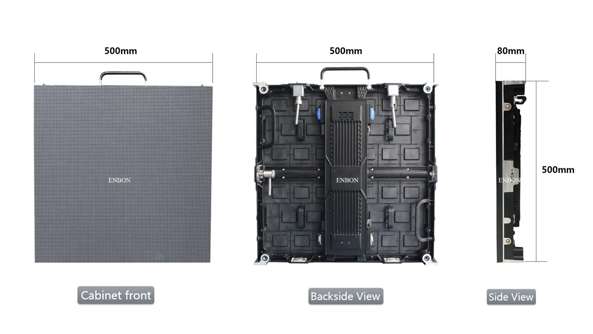 P2.97 High Resolution Indoor Rental LED Screen Wall with 500x500mm ...