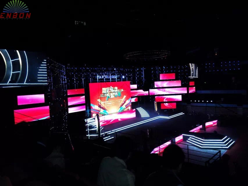 P4 Indoor HD Portable LED Display Screen Cabinet 512 *512mm with ...