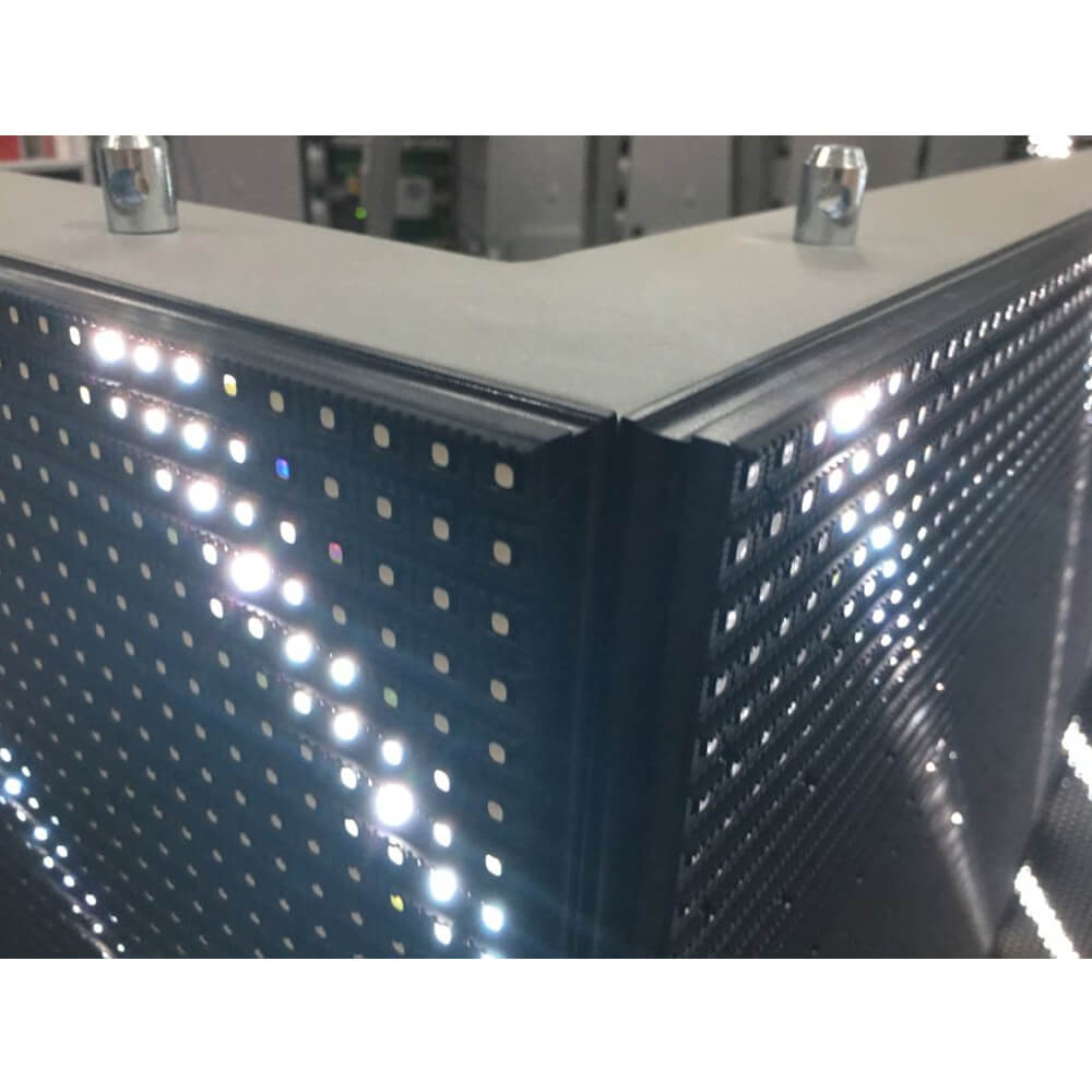 P10 Outdoor 90 Degree Corner RGB LED Display For Commercial Advertising ...